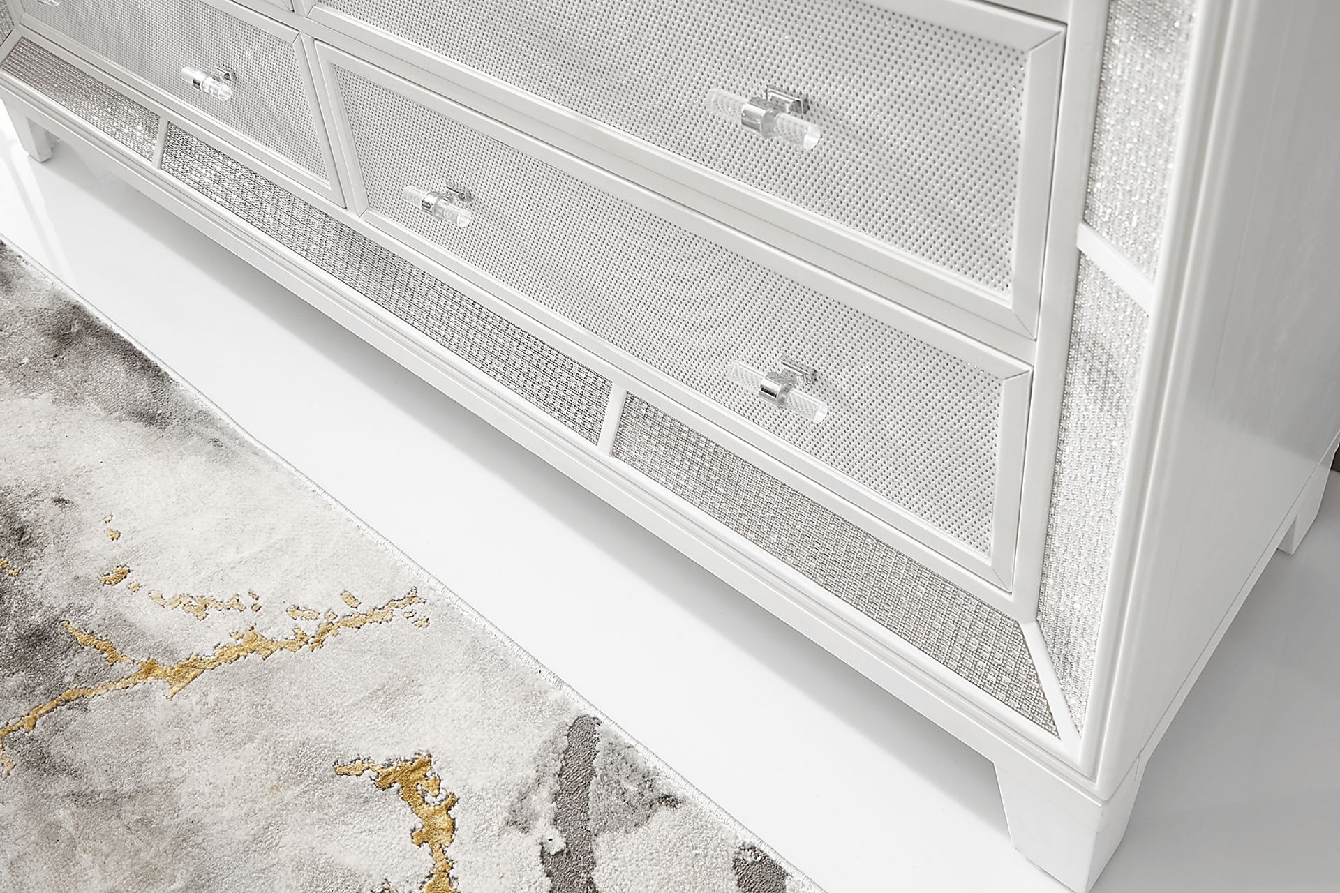 Melrose 7 Pc White Colors,White King Bedroom Set With Dresser, Mirror ... Melrose 7 Pc White Colors,White King Bedroom Set With Dresser, Mirror ...