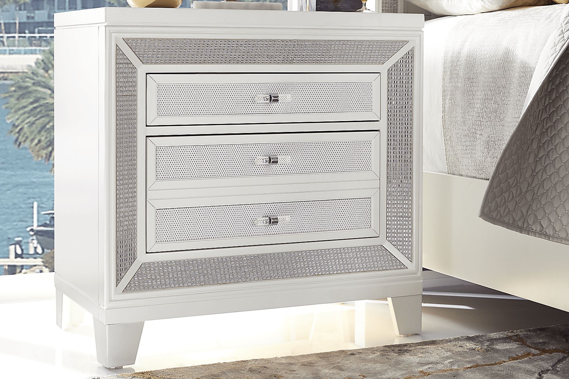 Melrose White Colors,White Nightstand | Rooms to Go Melrose White Colors,White Nightstand | Rooms to Go