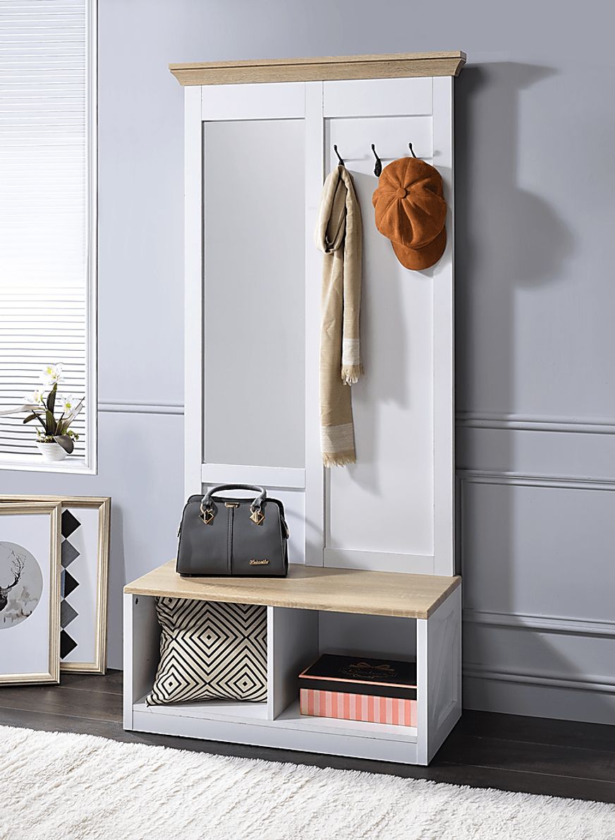 Meltany White Hall Tree - Rooms To Go