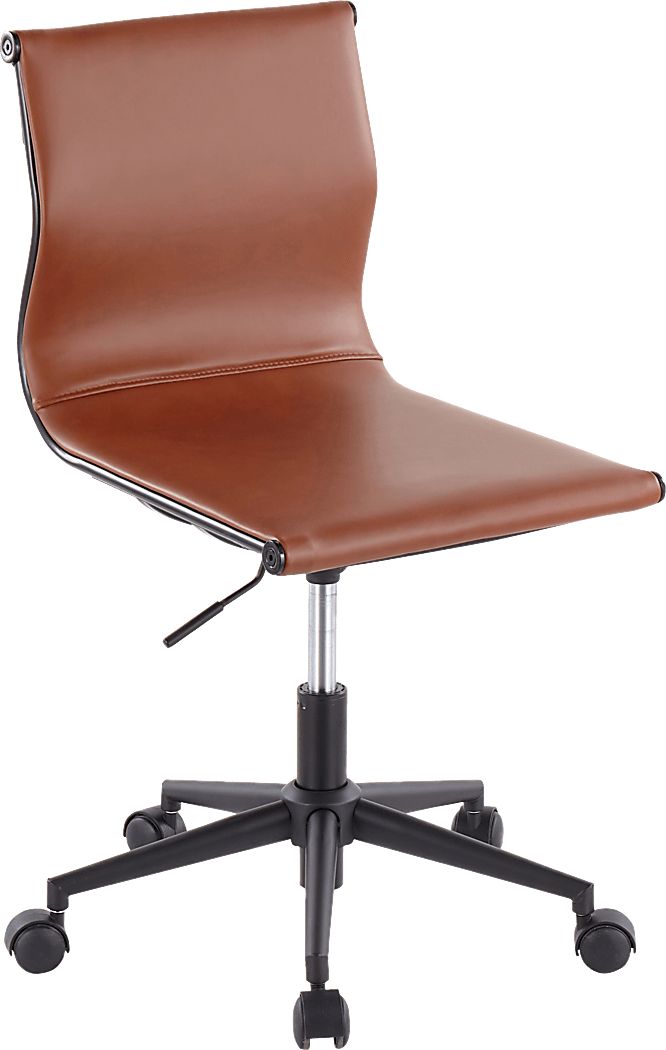 Mendenhal Camel Office Chair - Rooms To Go
