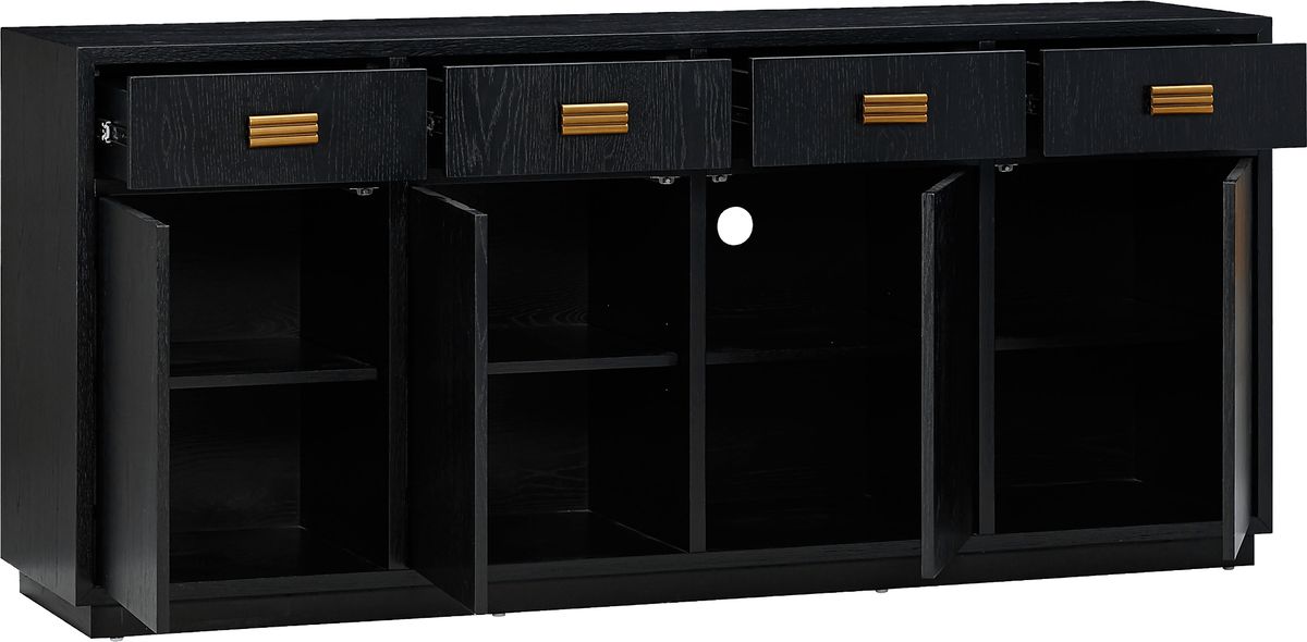 Mendum Black Buffet | Rooms to Go