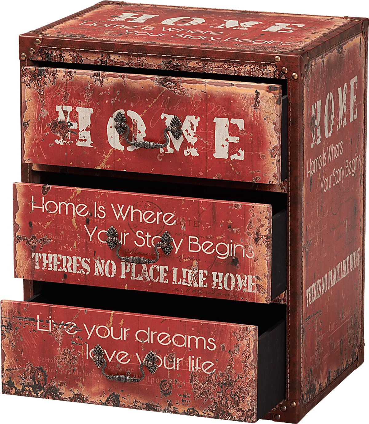 Menoher Red Storage Trunk | Rooms to Go