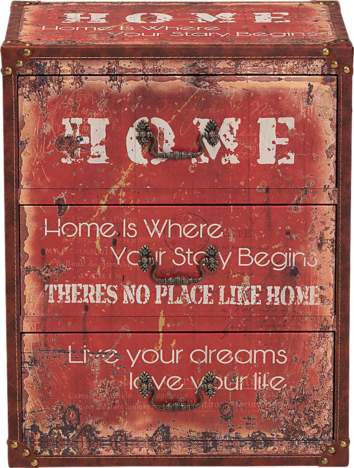 Menoher Red Storage Trunk | Rooms to Go