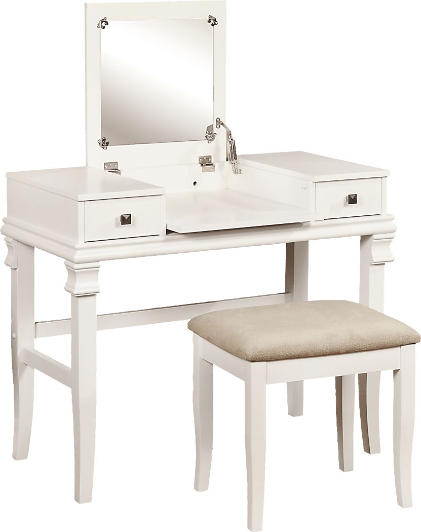 Messana White Colors,White Vanity Set | Rooms to Go