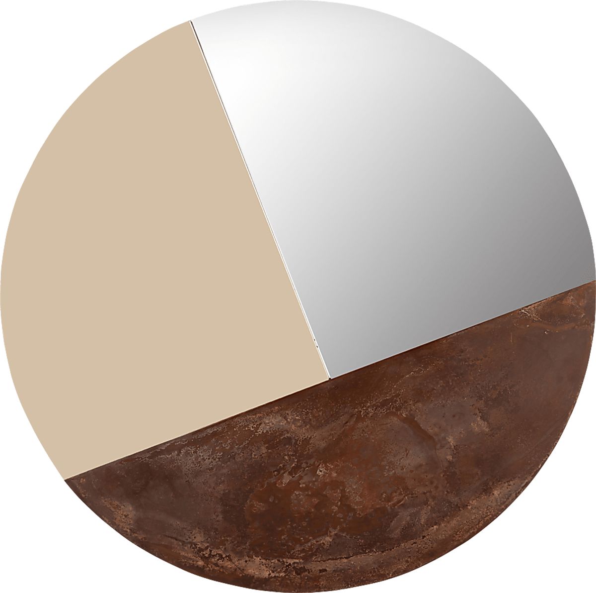 Metela Copper Metal Mirror | Rooms to Go