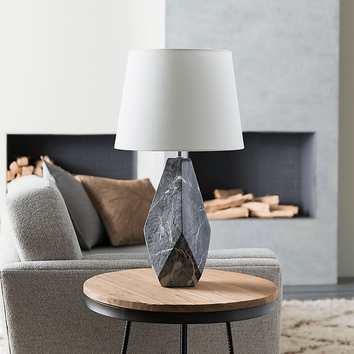 Mexicala Summit Black Table Lamp | Rooms to Go