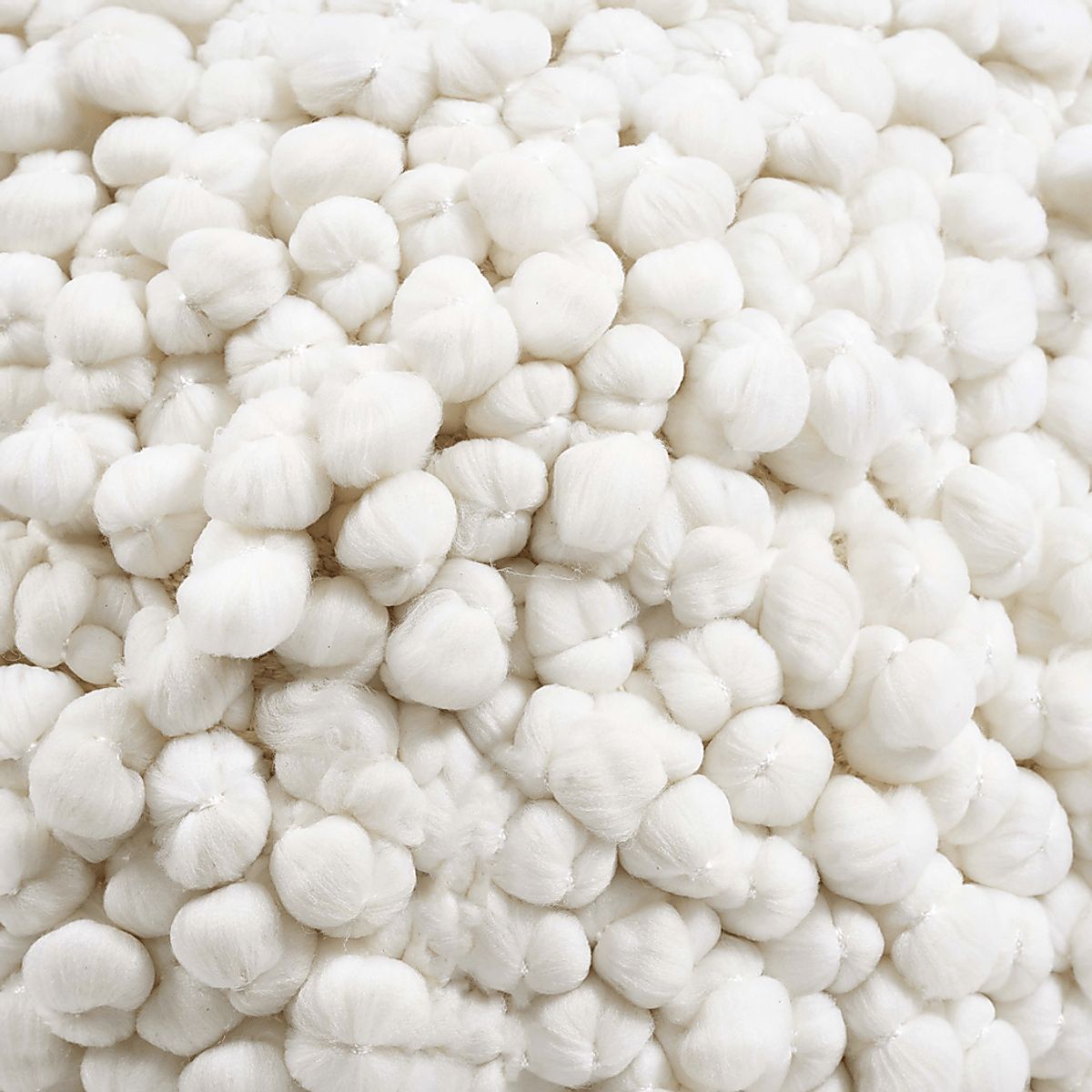 Midasvista Cream Beige Cotton,Polyester Fabric Pouf | Rooms to Go