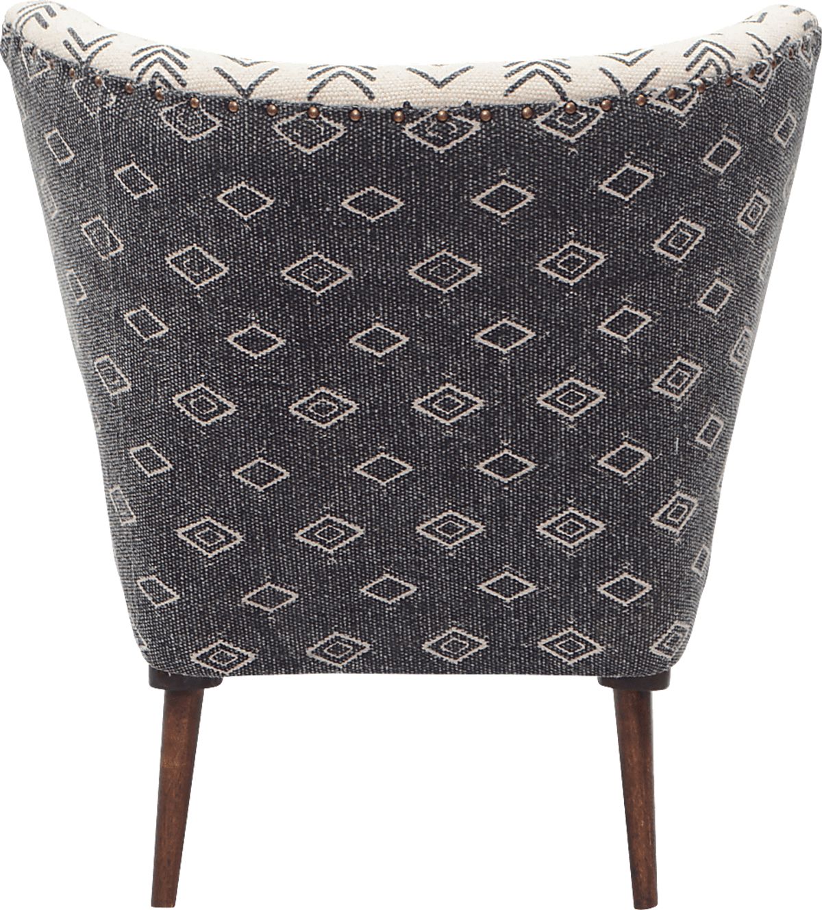Mideli Black,Cream Beige,Black Cotton Fabric Accent Chair | Rooms to Go
