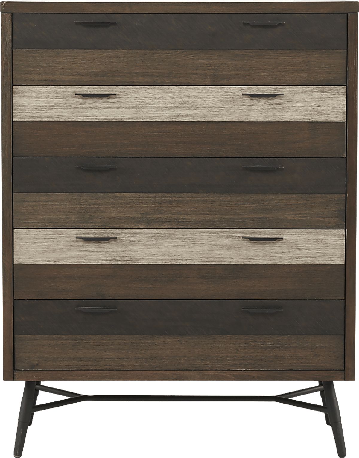 Midtown Loft Brown Dark Wood Chest | Rooms to Go
