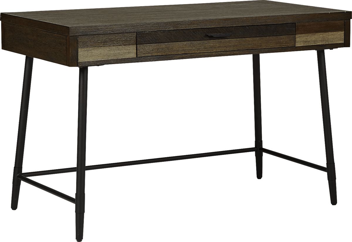 Midtown Loft Brown Dark Wood Desk | Rooms to Go