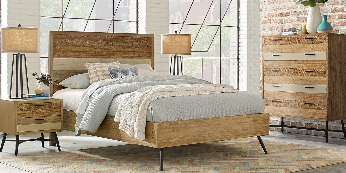 Midtown Loft Natural Light Wood Chest Rooms To Go