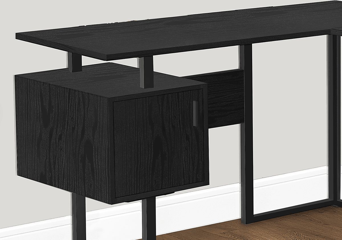 Miener Black Black,Colors Desk | Rooms to Go