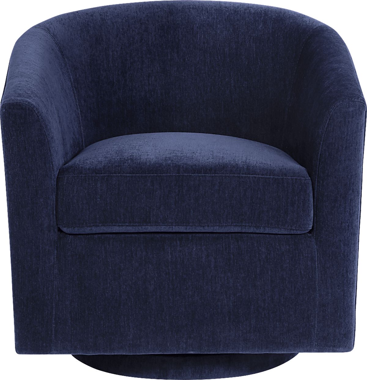 Mikaela Ink Blue Boucle Swivel Accent Chair | Rooms to Go