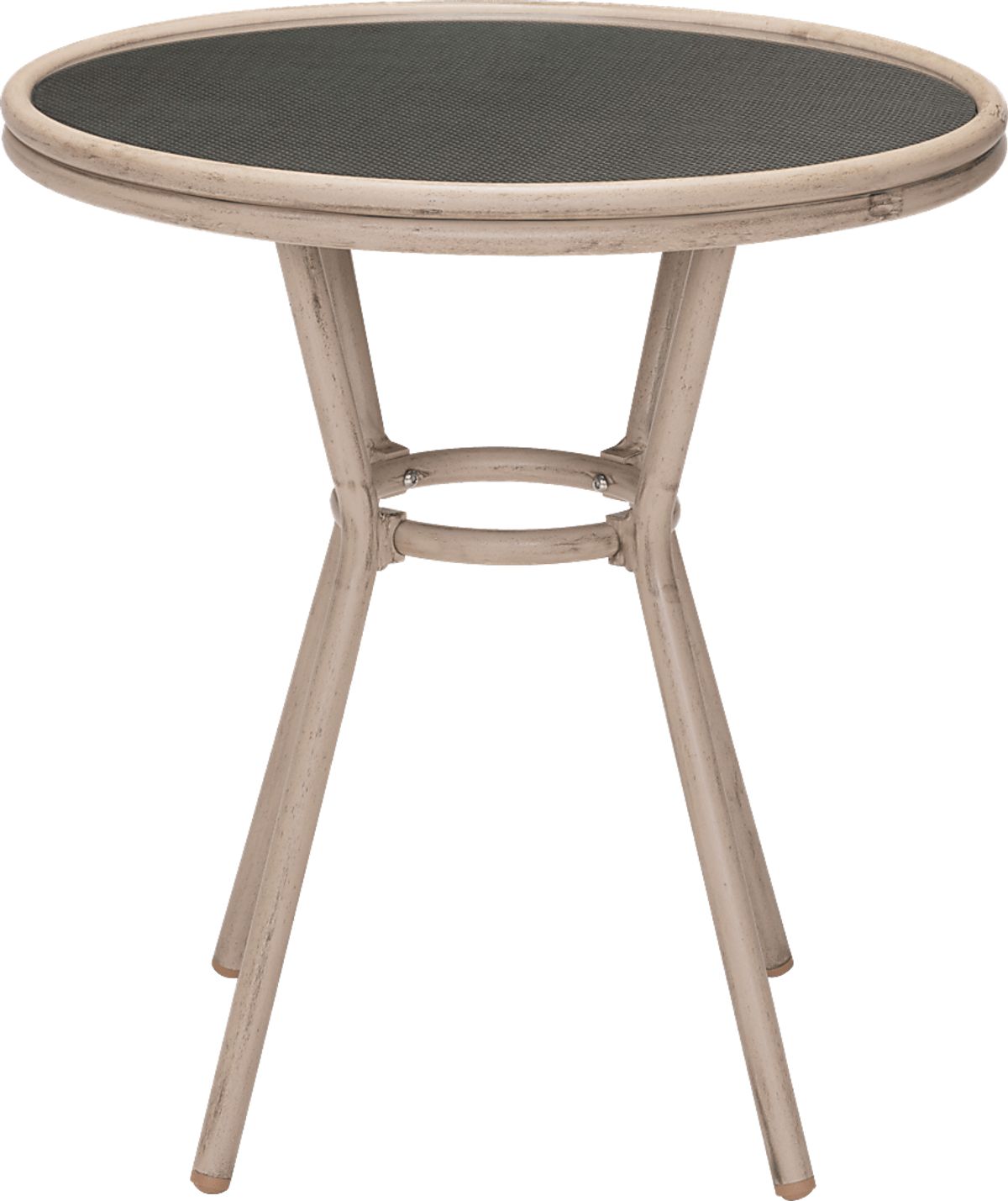 Miki Bay Mocha Brown Colors Synthetic Fabric Outdoor Bistro Table ...