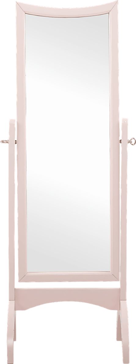 Mila Place Pink Colors Cheval Mirror - Rooms To Go
