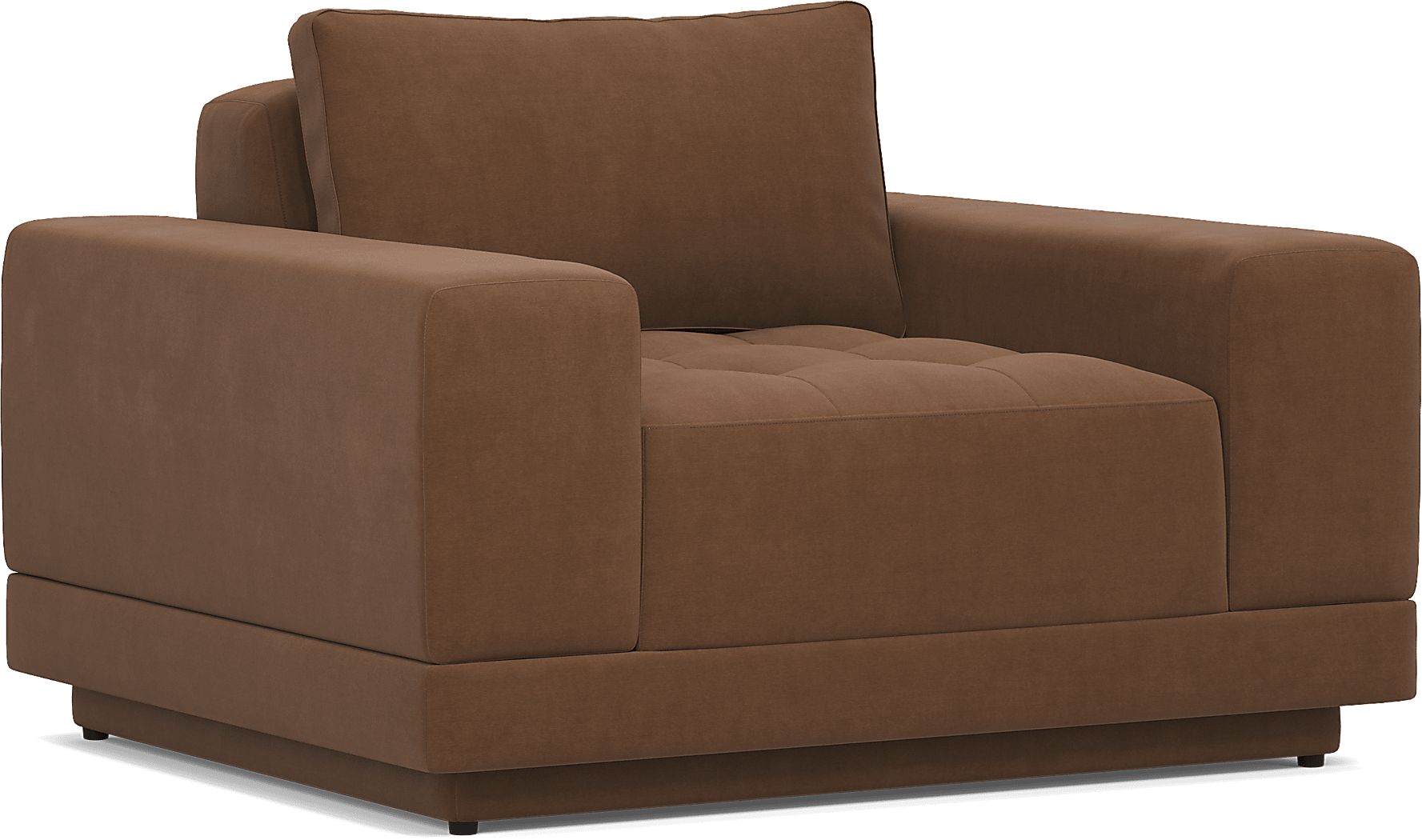 Drew & Jonathan Milano Brown Polyester,Polyurethane Fabric 4 Pc Right ...