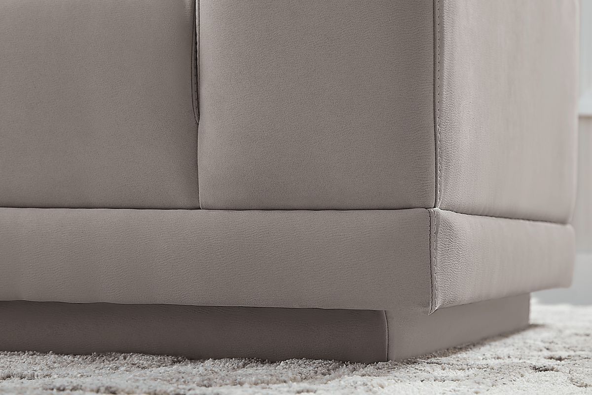 Drew & Jonathan Milano Platinum Beige Polyester,Polyurethane Fabric 4 ...