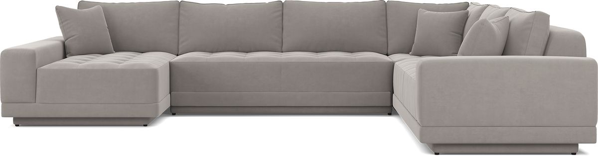 Drew & Jonathan Milano Platinum Beige Polyester,Polyurethane Fabric 4 ...