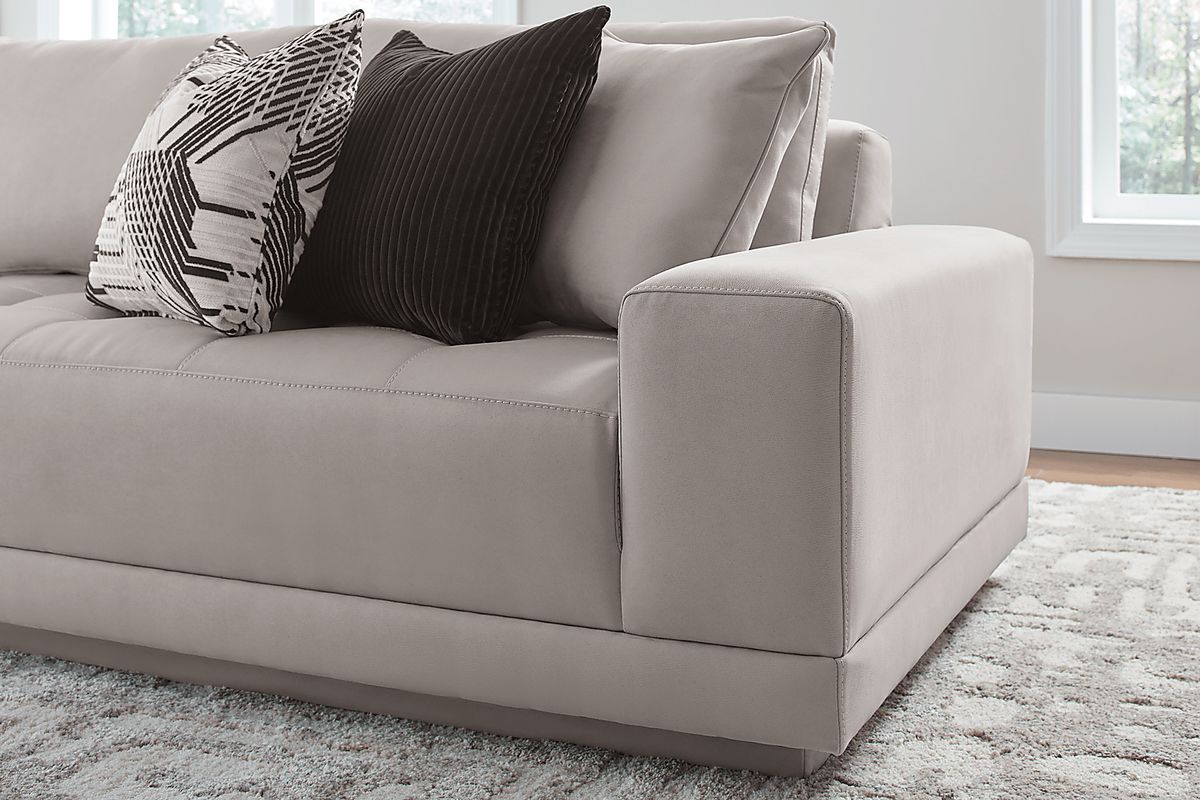 Drew & Jonathan Milano Platinum Beige Polyester,Polyurethane Fabric 4 ...