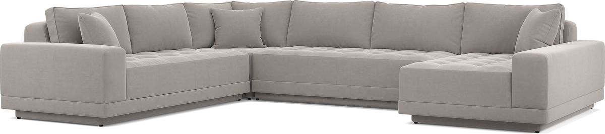 Drew & Jonathan Milano Platinum Beige Polyester,Polyurethane Fabric 4 ...