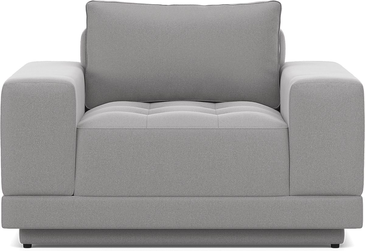 Drew & Jonathan Milano Smoke Gray Polyester Fabric Chair | Rooms to Go
