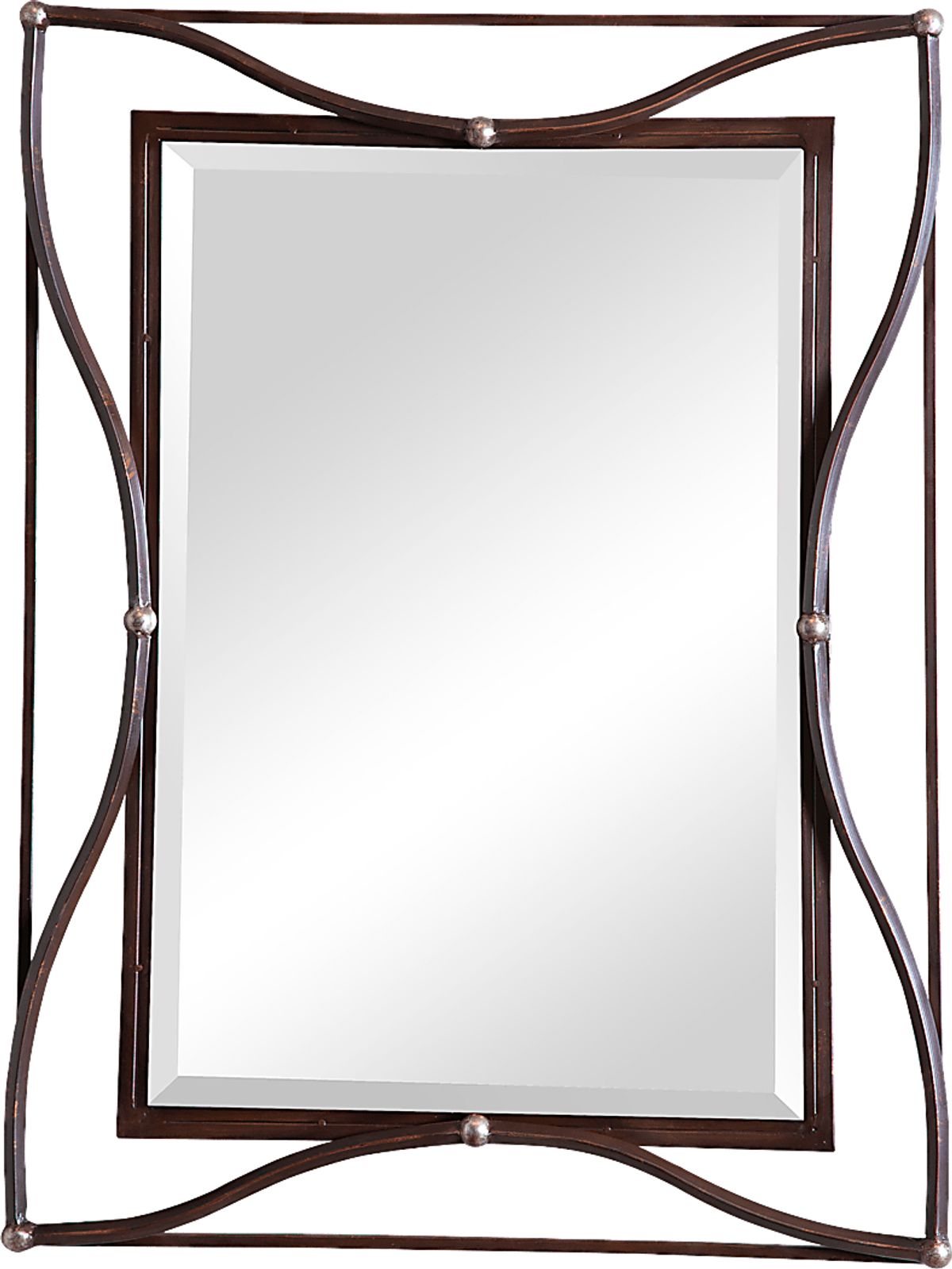 Milarm Bronze Metal Mirror | Rooms to Go