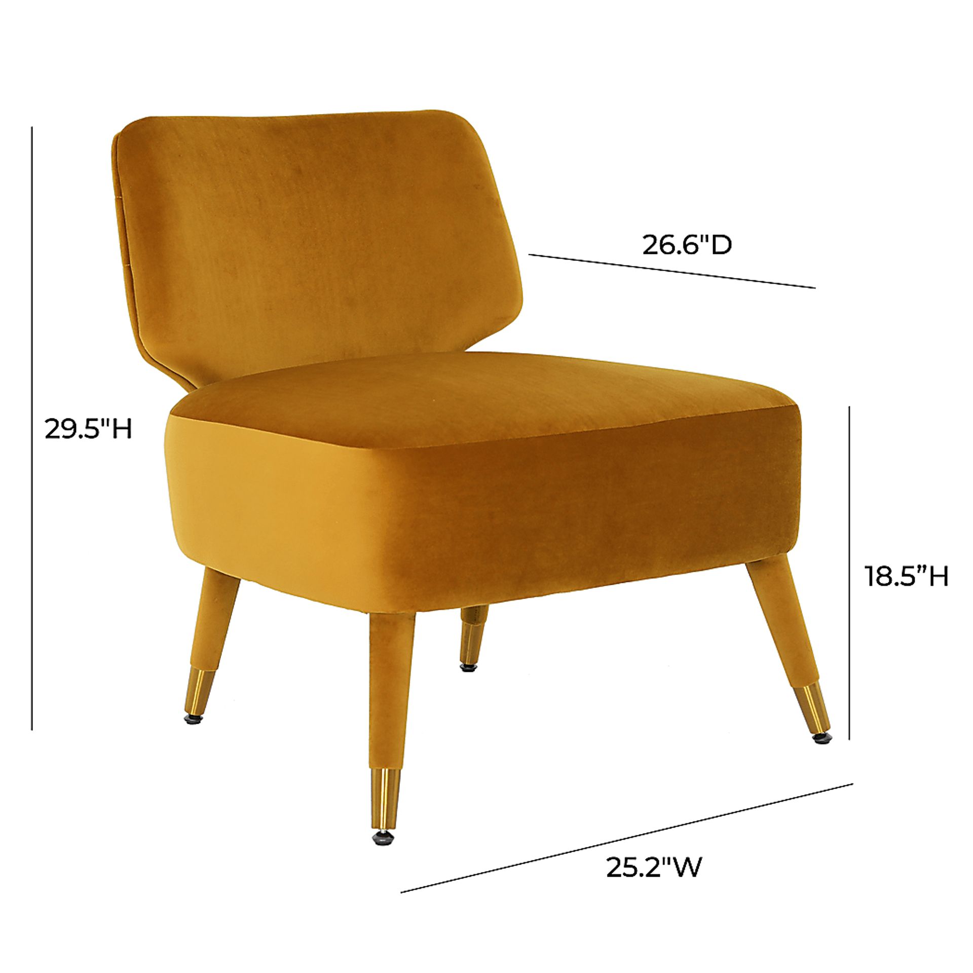 Mildine Yellow Polyester Fabric Accent Chair | Rooms to Go