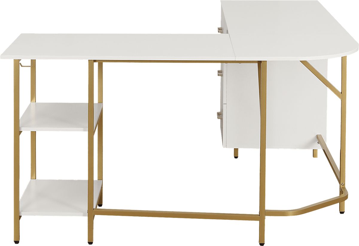 Milldes Gold Yellow Desk | Rooms to Go