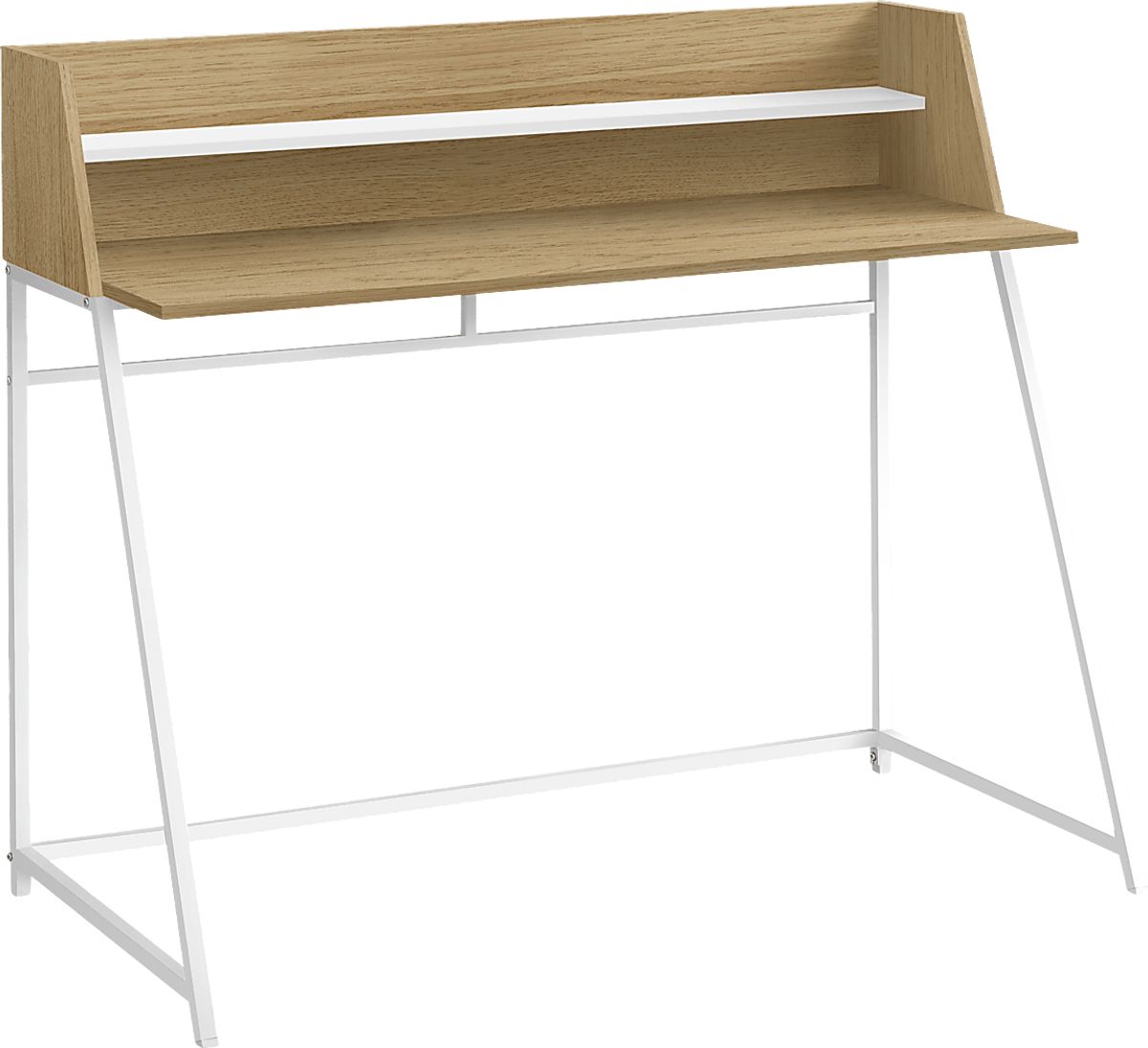 Minkler Natural Light Wood Desk | Rooms to Go
