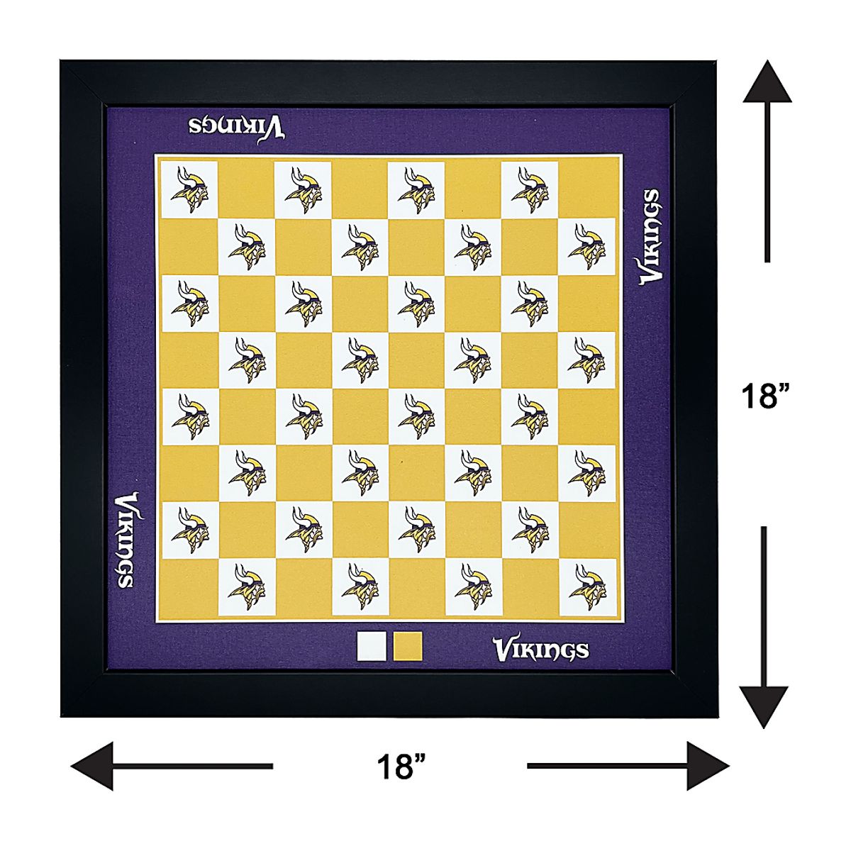 Nfl Magnetic Chess Set Gold,Purple,White Red,White,Yellow Artwork ...