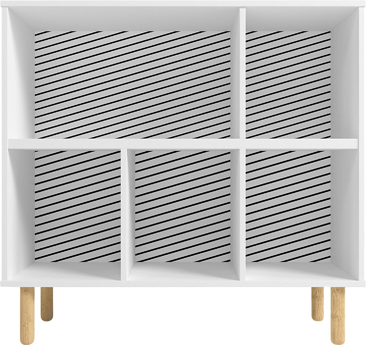 Mizeur I White Colors,White Bookcase | Rooms to Go