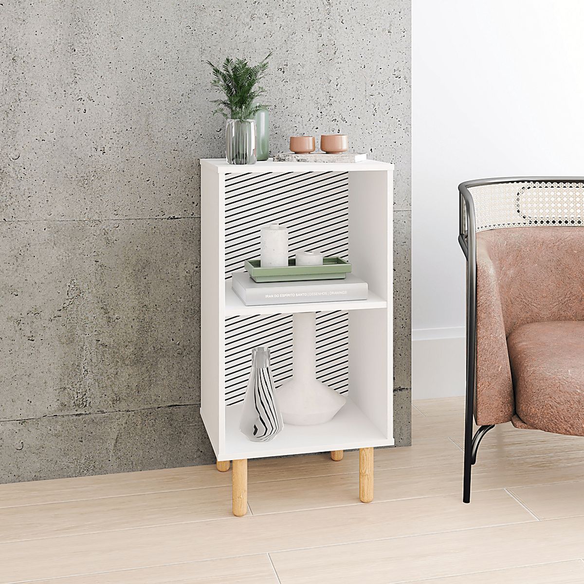 Mizeur II White Colors,White Nightstand | Rooms to Go