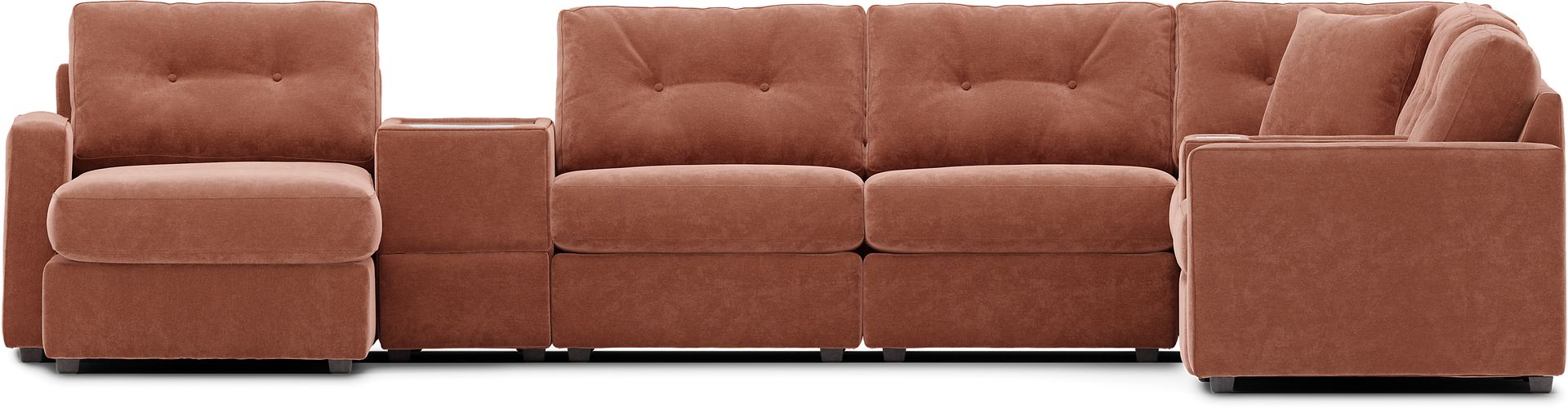 Drew & Jonathan Modularone Copper Brown,Orange,Yellow Chenille Fabric 8 ...