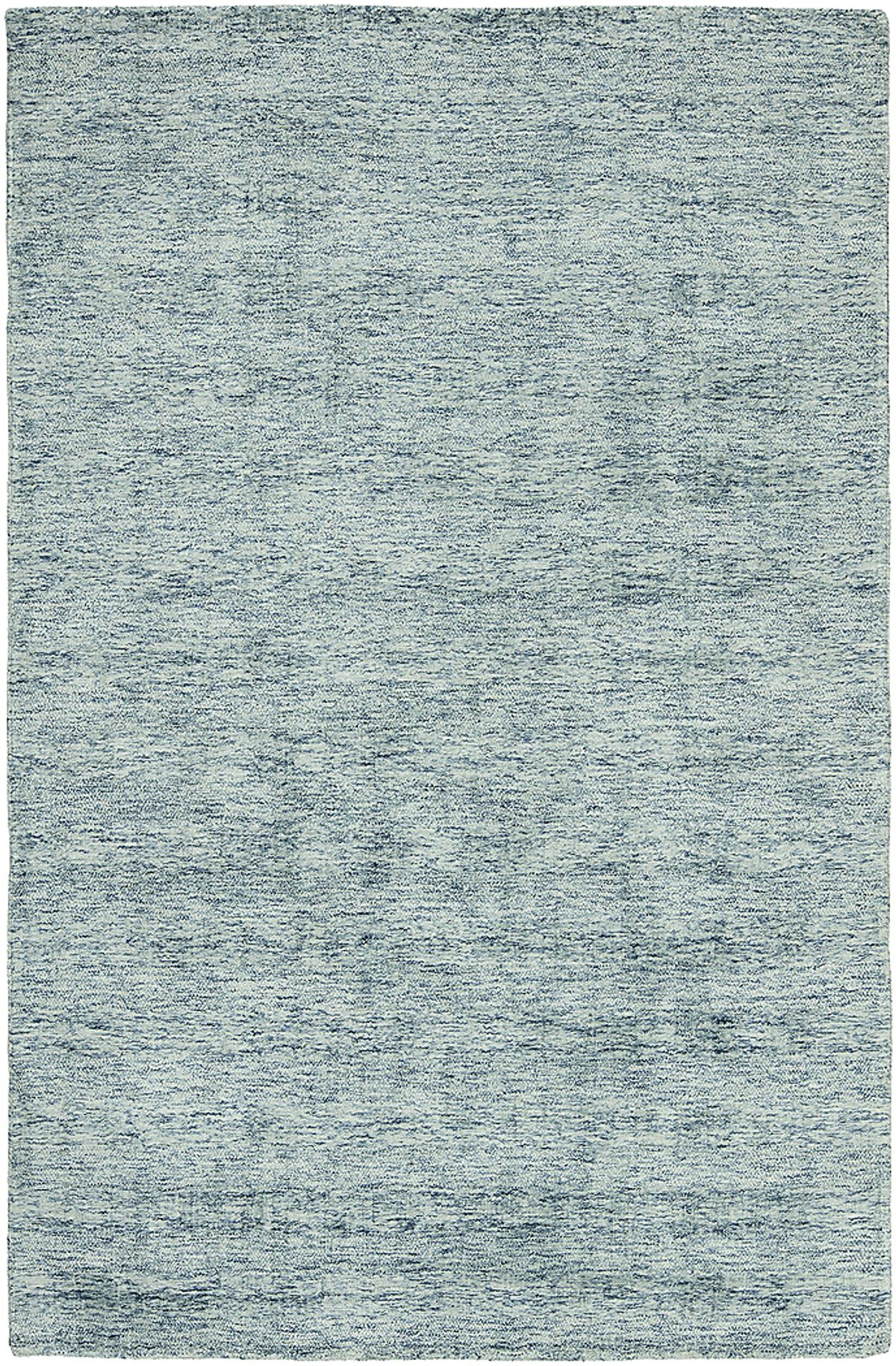 Moncha Blue Viscose Rug | Rooms to Go