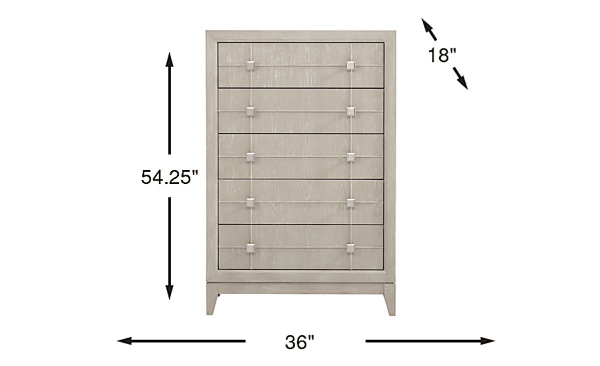 Monroe Heights Gray Chest | Rooms to Go