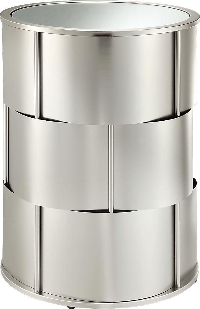 Monrovia Silver Accent Table - Rooms To Go