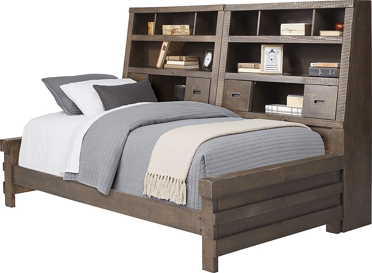 Montana 2.0 5 Pc Espresso Dark Wood Twin Bookcase Daybed | Rooms to Go