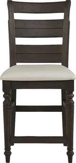 Montana Ridge 5 Pc Brown Dark Wood Dining Room Set With Counter Height ...