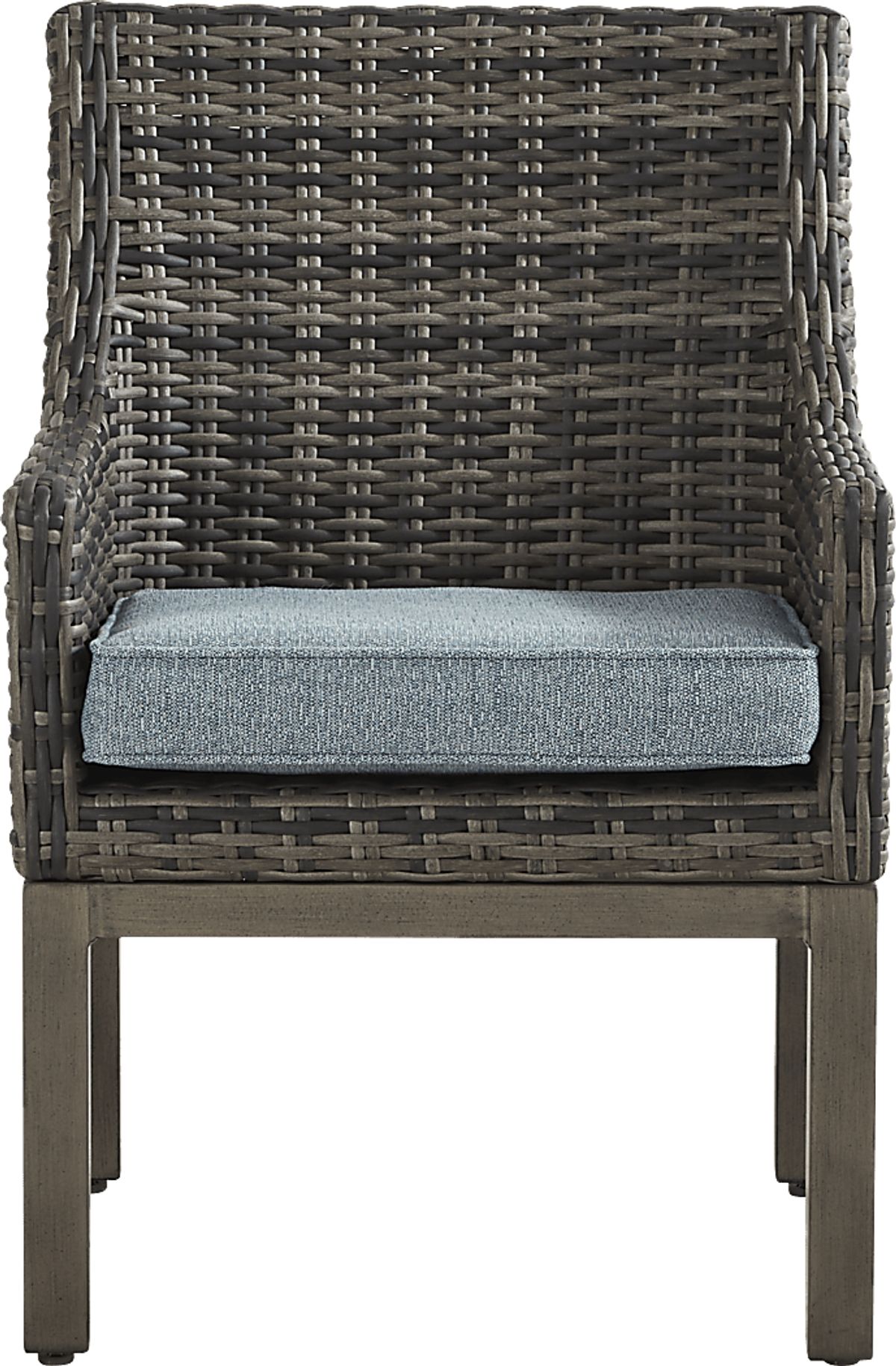 Montecello 5 Pc Gray Azure Blue Eucalyptus Outdoor Dining Set With 50 ...