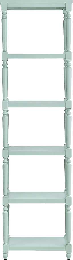Montmorenci Turquoise Blue Bookcase | Rooms to Go