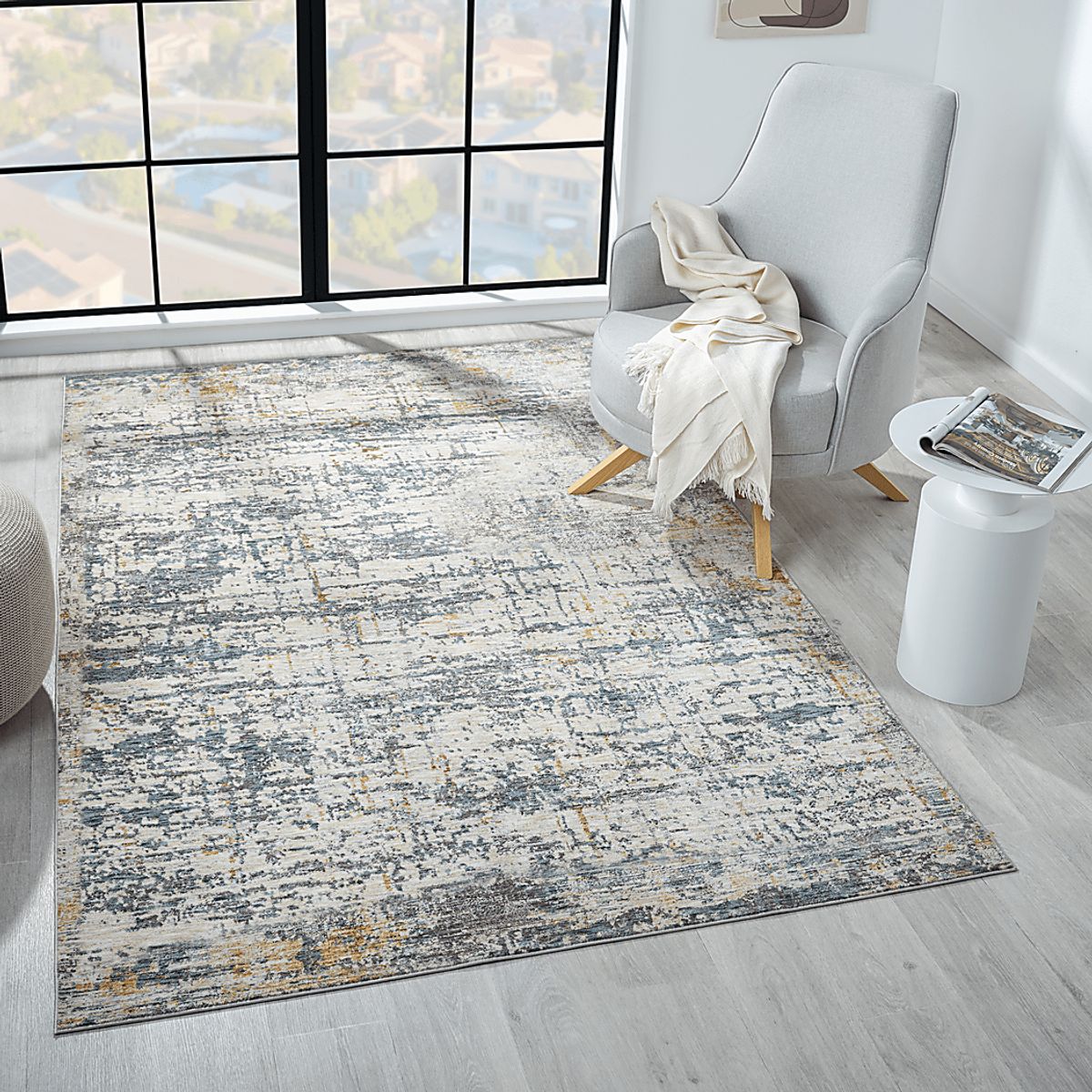 Montport Brown,Gray Rugs | Rooms to Go