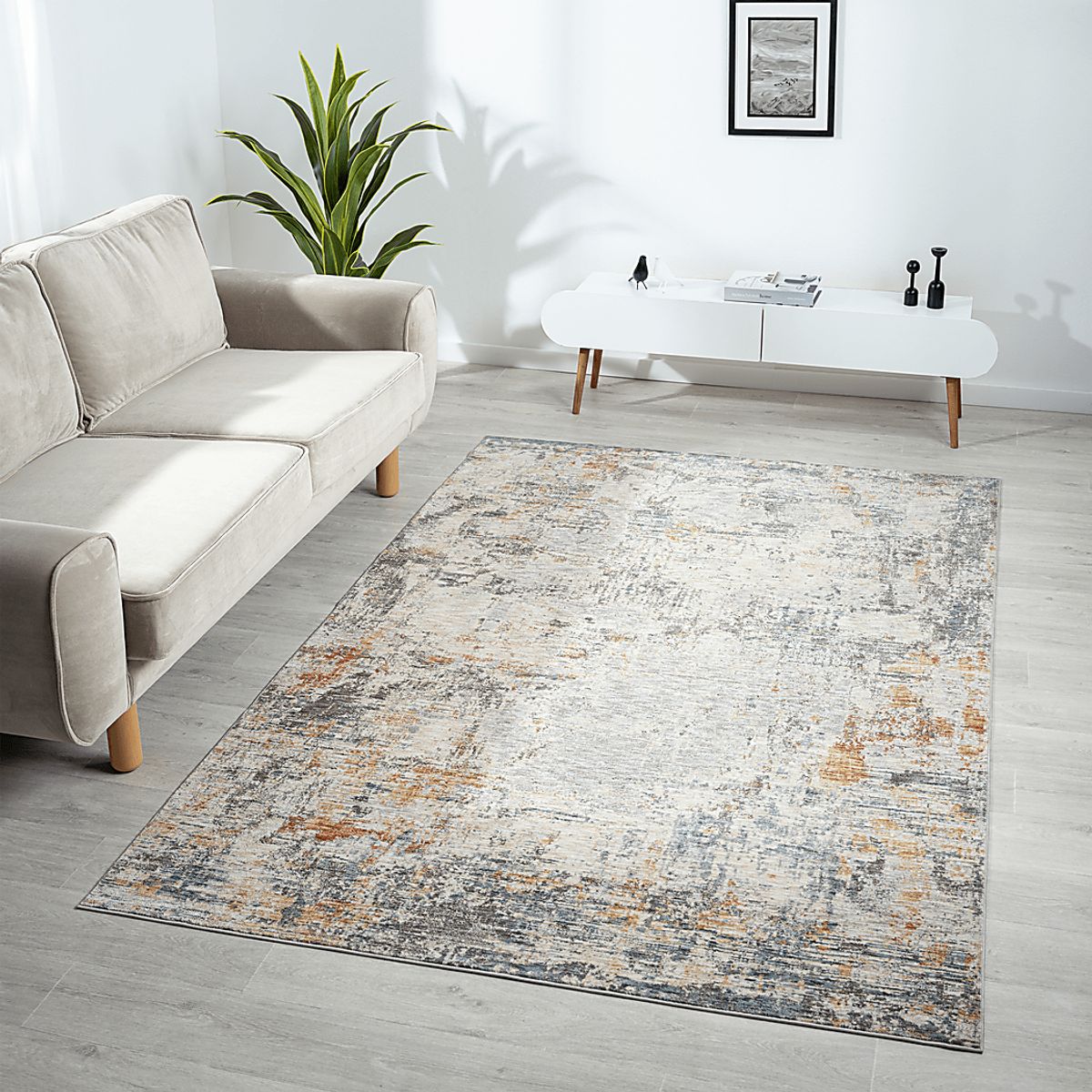 Montport Brown,Gray Rugs | Rooms to Go