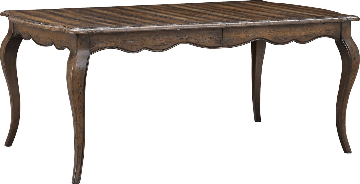 Mooncoin Brown Dark Wood Dining Table | Rooms to Go