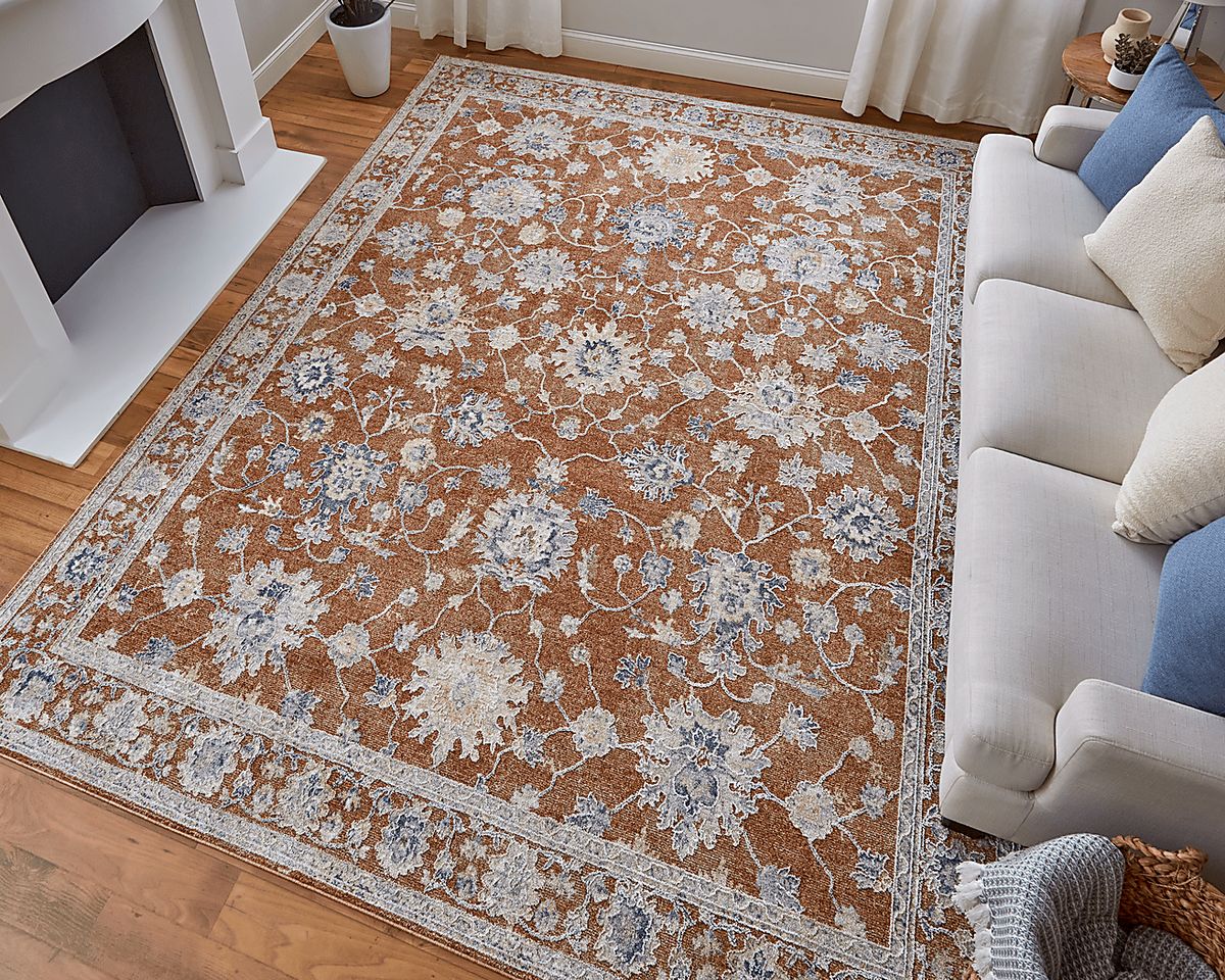 Moragua Blue,Ivory,Red Beige,Blue,Red Rugs | Rooms to Go