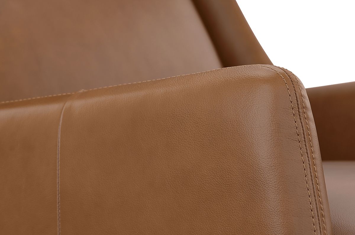 Morehall Brown Leather Accent Chair | Rooms to Go