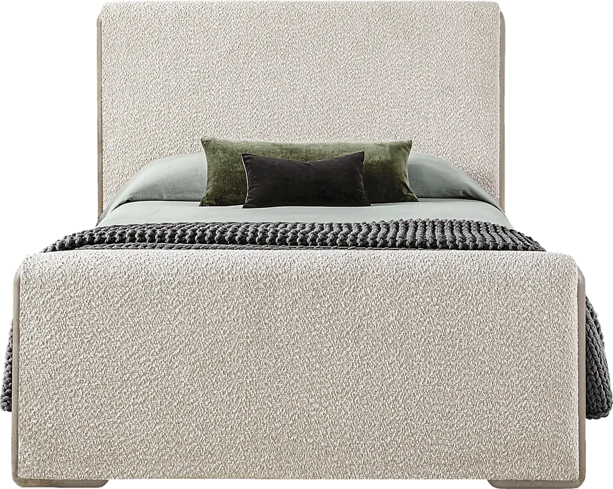 Moreno Stone Colors 3 Pc King Upholstered Bed | Rooms to Go