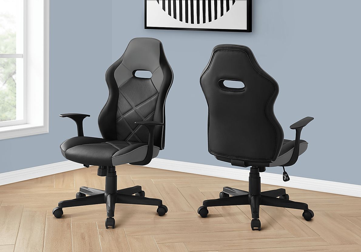 Mourovia Gray Gaming Chair - Rooms To Go