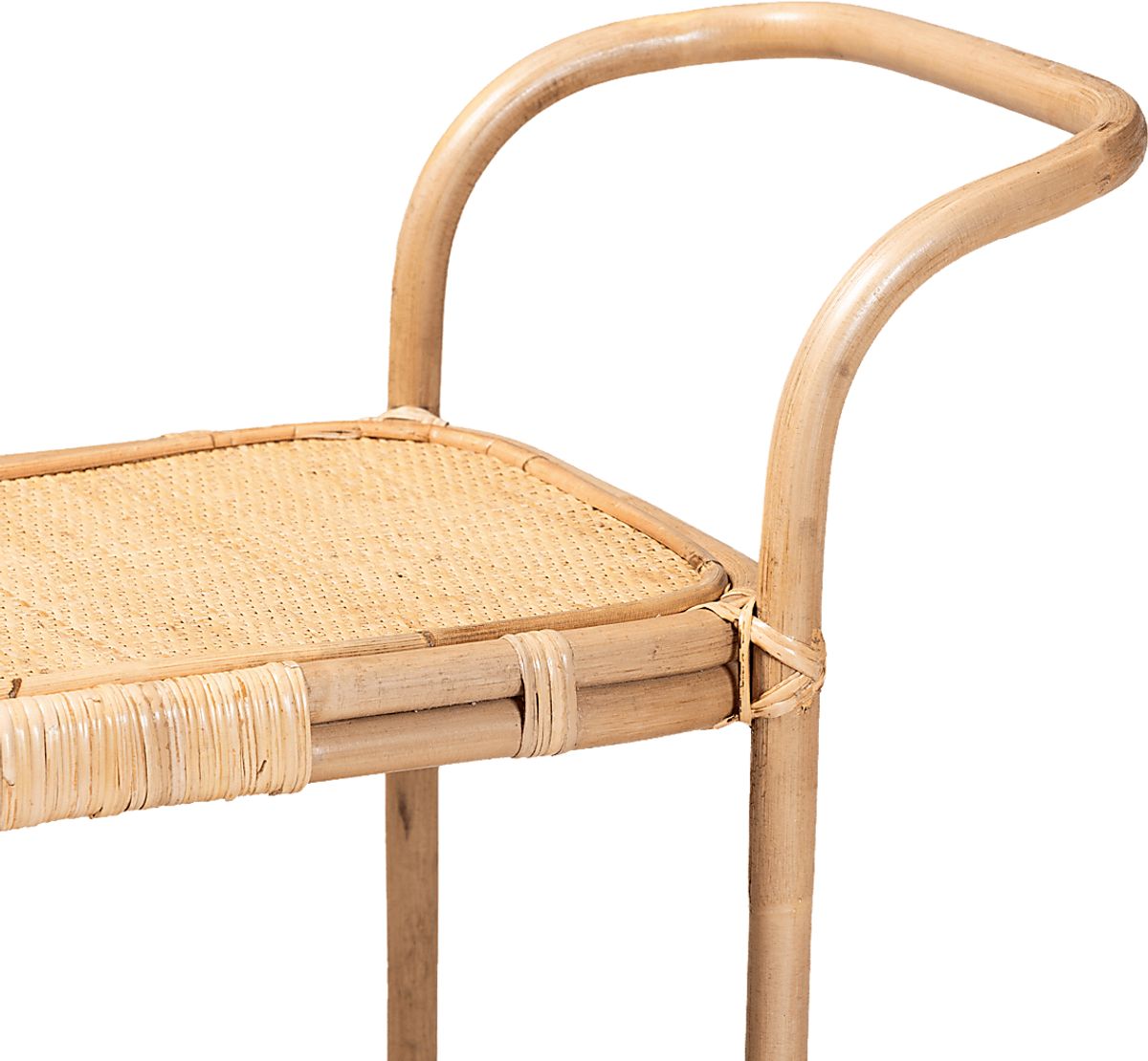 Mowrer Light Wood Fruitwood Brown Bar Cart | Rooms to Go