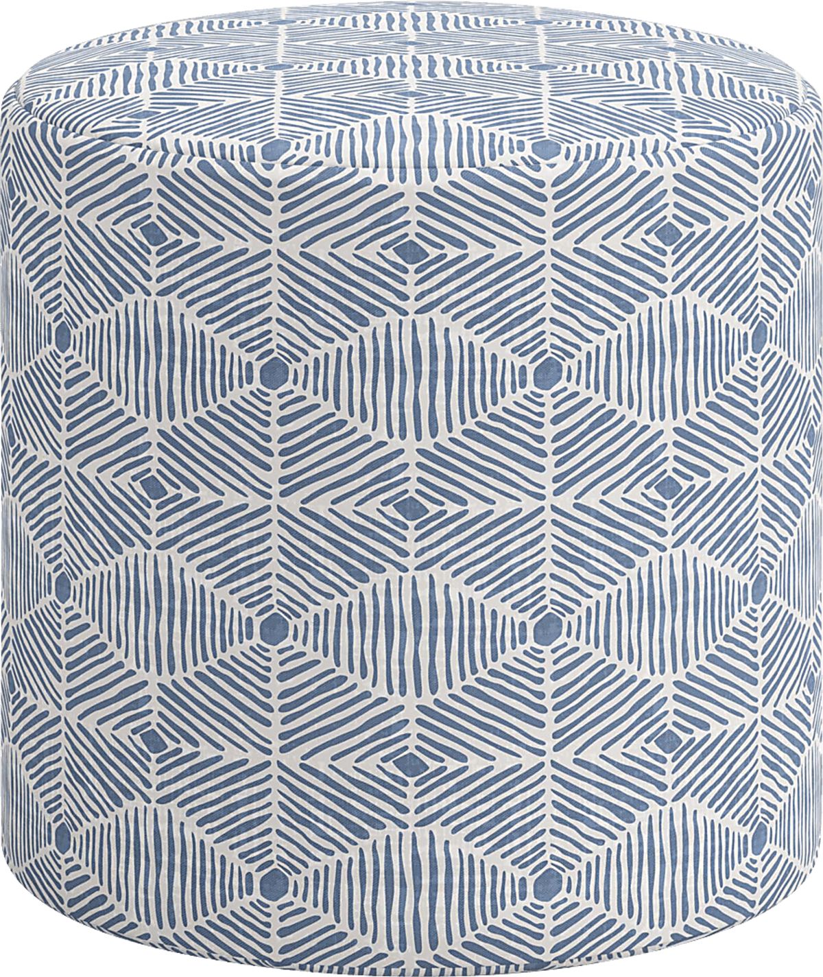 Moyle Cotton Fabric Ottoman | Rooms to Go