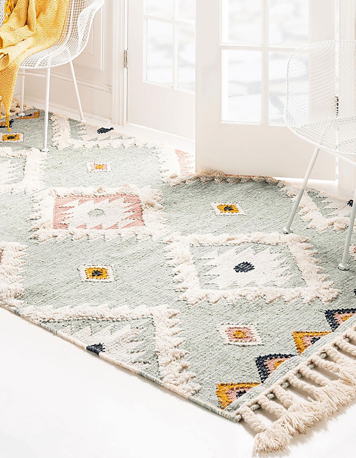 Mulde Aqua Blue Rugs | Rooms to Go